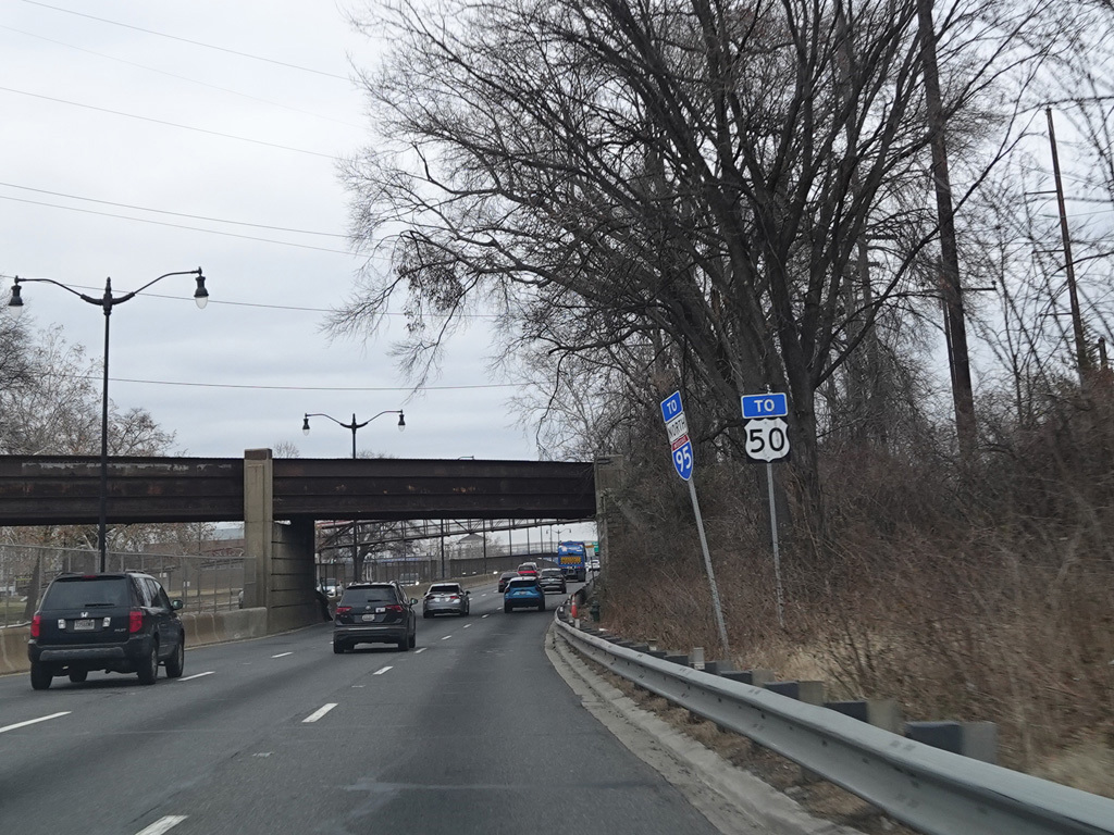East Coast Roads - District of Columbia Route 295 - Anacostia Freeway ...