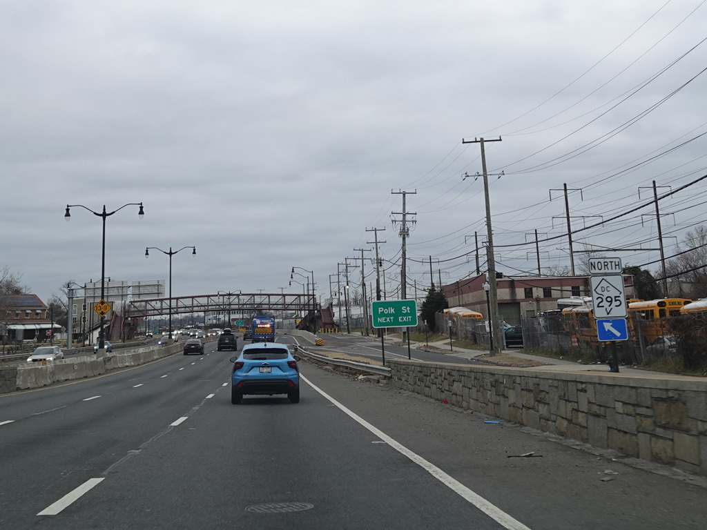East Coast Roads - District of Columbia Route 295 - Anacostia Freeway ...
